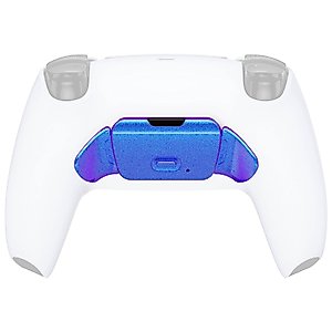 Chameleon Purple Blue Replacement Redesigned K1 K2 Back Button Housing Shell for PS5 Controller eXtremerate Rise Remap Kit - Controller & Rise Remap Board NOT Included