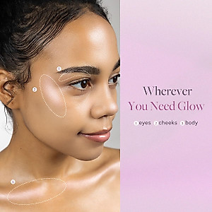 hince True Dimension Radiance Balm 10g - Shimmer Glow Face Highlighter Stick, Cream Blush Stick, Glass Skin, Korean Beauty, Valentines Day Gift for Women (LIGHT, LT001)