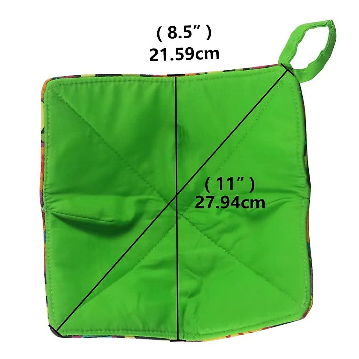 TOXPOPI 2 PCS Cotton Bowl Cozy Microwave Safe Bowl Microwave Plate Holders Microwave Bowl Cozy Microwave Safe Hot Bowl Holders Safe Grabs Heat Resistant Bowl Cozies for Soup Bowls and 2 Hooks