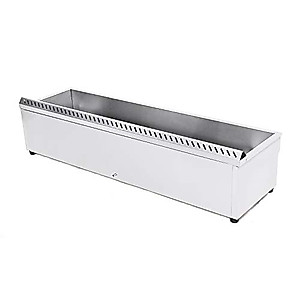 TECHTONGDA Propane Gas Food Soup Warmer Stove Bain Marie Commercial Canteen Buffet Steam Heater 12''x8.7''x6'' Pan 5 Pan