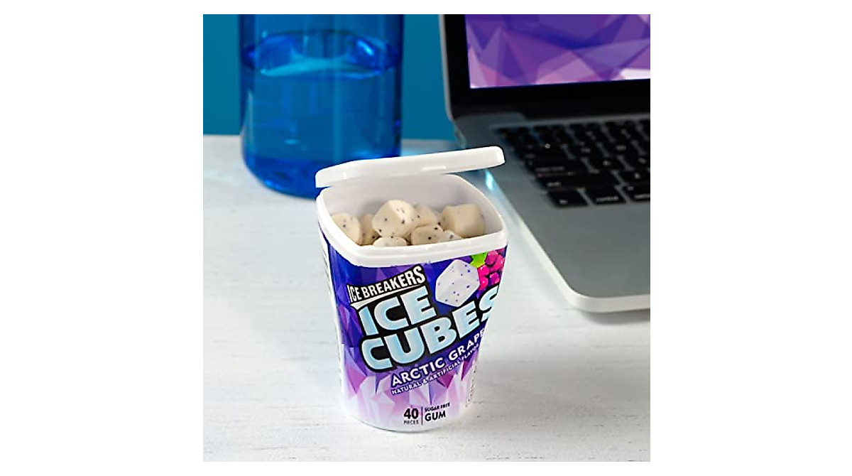 ICE BREAKERS Arctic Grape Sugar Free Gum - 6 Pack Freshness
