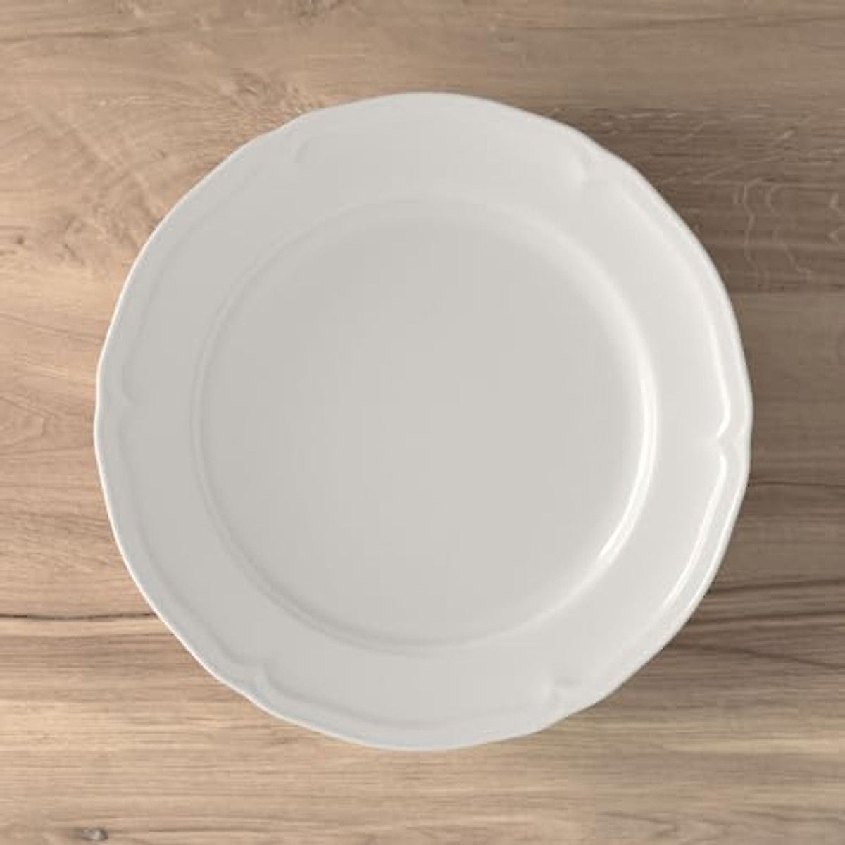 Villeroy & Boch Manoir 18-Piece Dinnerware Set, Plates & Bowls, Premium Porcelain, Made in Germany, White, Large