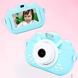 LKYBOA HD Children's Digital Camera Toy Cartoon Can Take Pictures of Baby (Color : A)