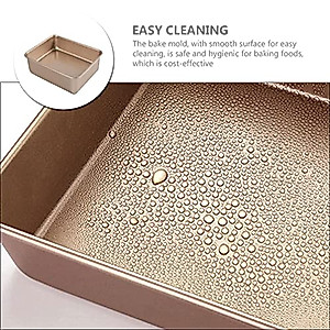 Kichvoe 8x8 Baking Pan Baking Pans Baking Pans s Stainless Steel Square Baking Pan Non Stick Loaf Pan Meatloaf Baking Pan Bread Loaf Pan for Kitchen Bakeware Baking Pans s s