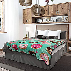 Infinity Republic - Donut Day Dreams Super Plush Blanket - Perfect for Gifts, Kids, Teens, & More!