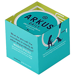 ARKUS Daily Dog Probiotic, The Only Product Made with Microbes That are Natural to The Gut of Healthy Dogs, Supports Better Digestion, Gut Health, and Immune System, Maintains a Healthy Microbiome