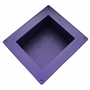 Ez-niches - USA - Ezsn - Footrest - 8in X 7in - Made To Tile - Recessed Tile Wall Shampoo Soap Niche Footrest