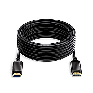 Maxonar 8K Fiber Optic HDMI Cable 50FT [Certified] Ultra HD High Speed HDMI 2.1 Cable, 8K60 4K120 144Hz, 48Gbps CL3 HDCP 2.2&2.3 eARC HDR Dolby for PS5/Xbox Series X/Apple TV 4K, Roku/Samsung/Sony TV