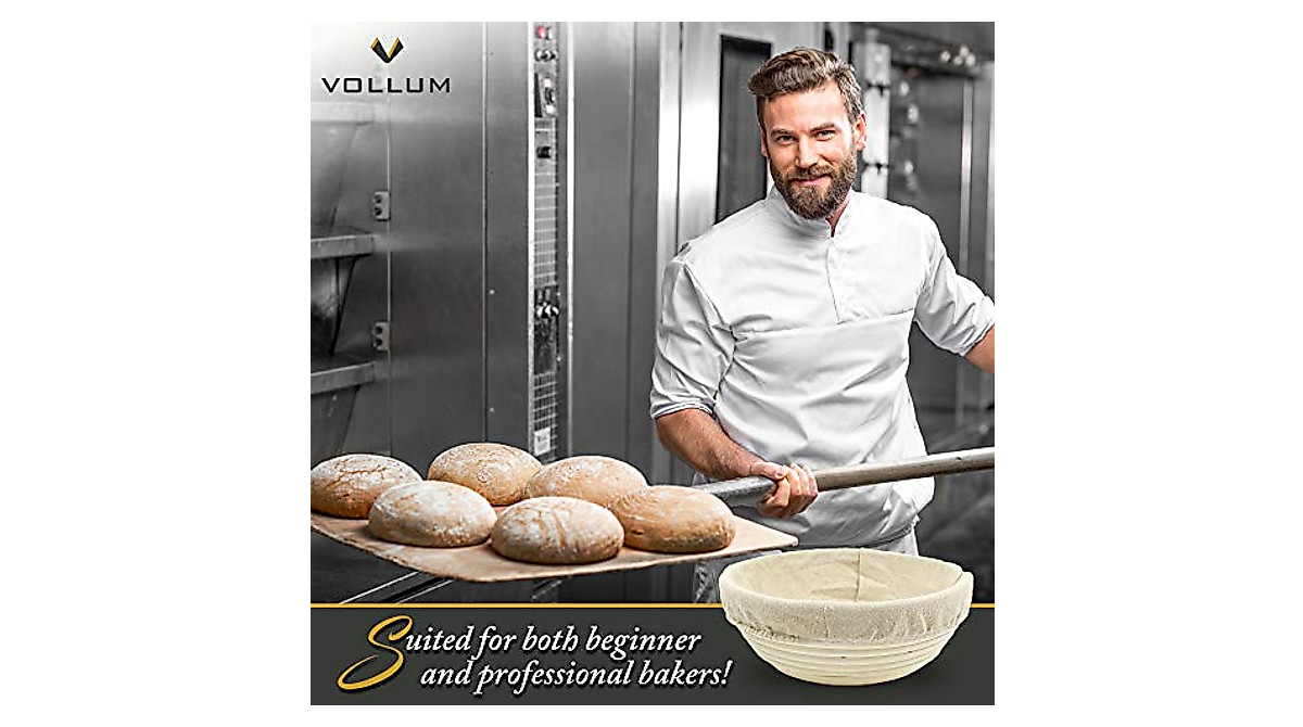 Vollum Bread Proofing Basket - Perfect for Bakers