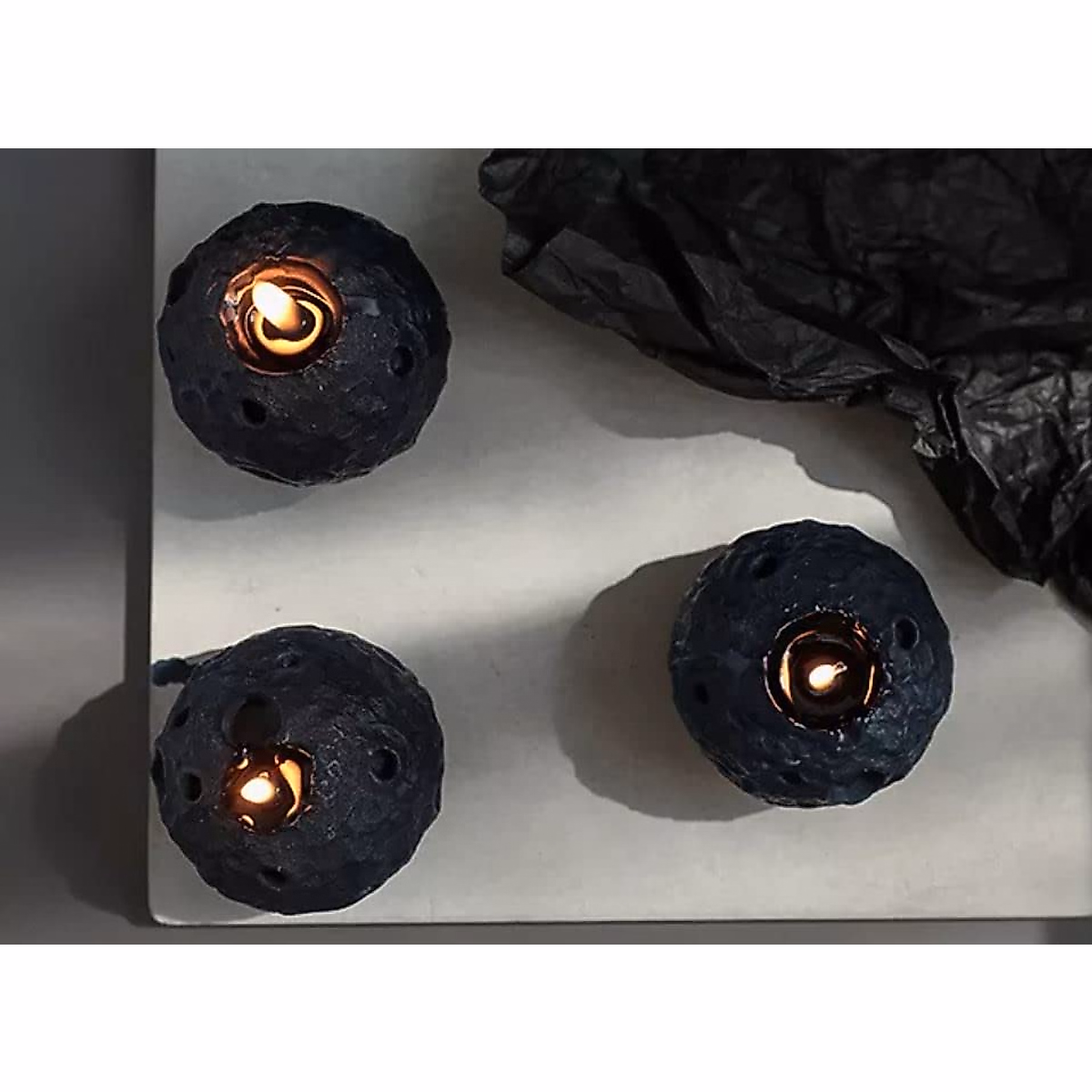 Trebisky to The Moon Shaped Candles, Tealight for Home Decor, Wax Melts Room Decorations, Meditation, SPA, Wedding, Valentine's Day, Birthday Gift, Anniversary Celebration (Unscented-Seasalt, 2Pack)