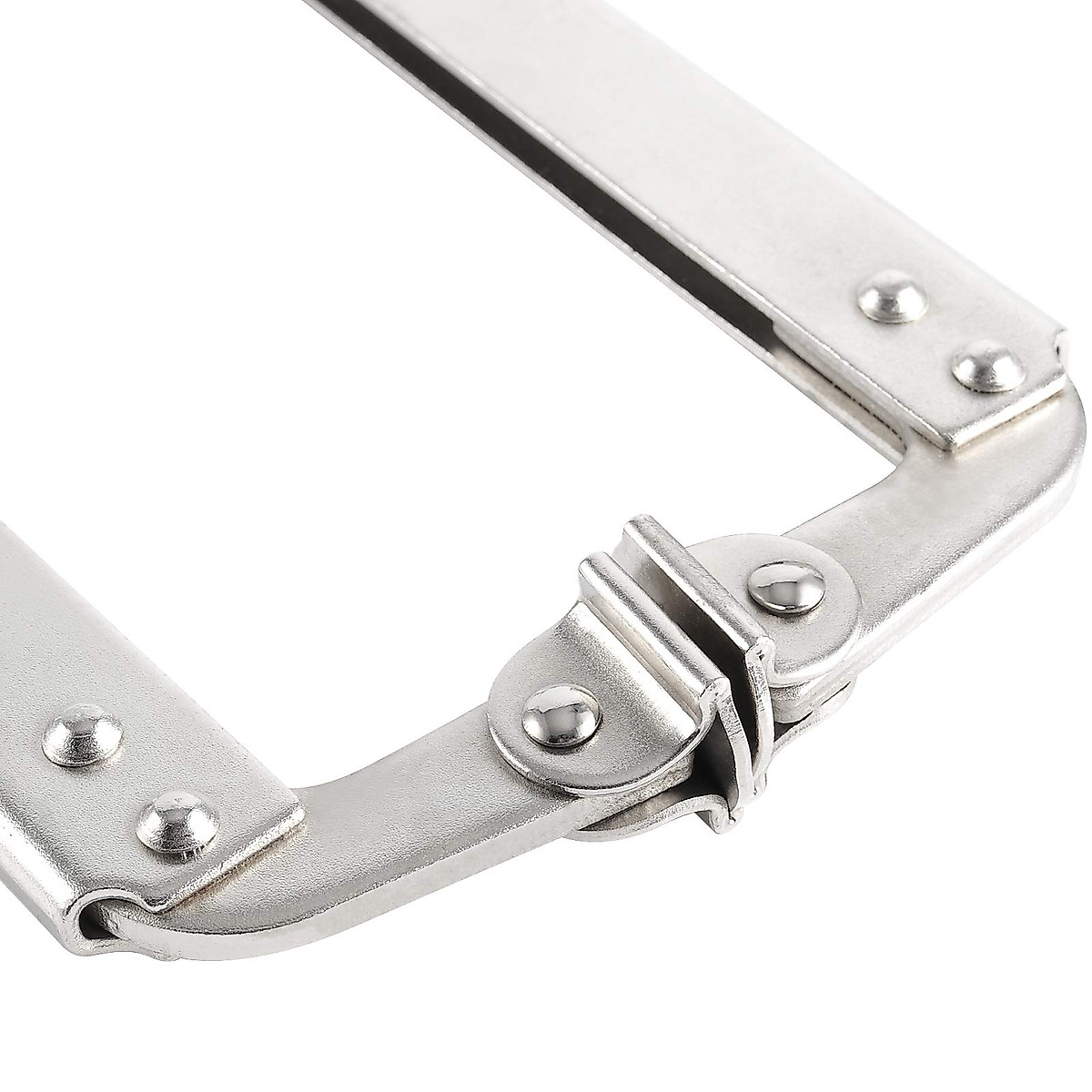 HOZEON 3 PCS 18 Inch C Clamp Welding Pliers with Swivel Pads, Heavy Duty Locking Pliers, Woodworking Clamps Set, Adjustable Nickel Plated C Pliers for Wood Working, Welding, Electrician Maintenance