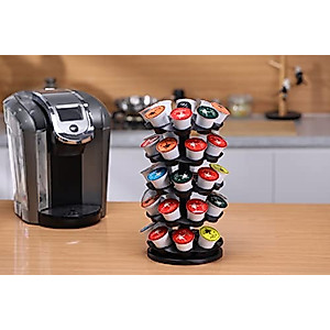 EVERIE Coffee Pod Carousel Holder Organizer Compatible with 40 Keurig K Cup Pods, KRS4005