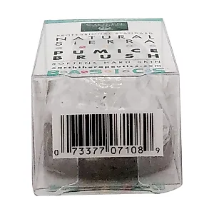 EARTH THERAPEUTICS Pumice Stone with Brush, 1 EA