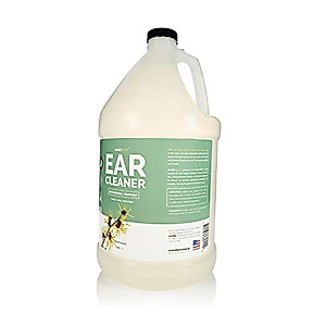 Bark 2 Basics Dog Ear Cleaner, 1 Gallon - All Natural, Witch Hazel, Gentle Aloe Vera and Chamomile Extract Base, Breaks Through Tough Wax and Debris, Soap-Free