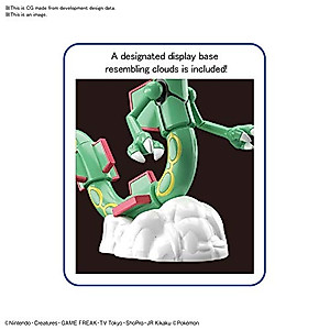 Bandai Hobby - Pokemon - Rayquaza, Bandai Spirits Pokemon Model Kit