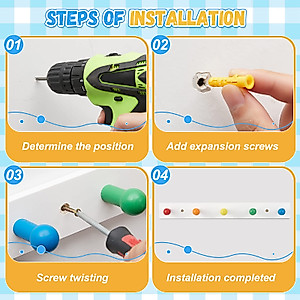 Yousoontic 2 Pcs Kids Coat Rack Wall Mount Rainbow Kids Wall Hooks Wooden Coat Hooks Cute Coat Rack Wall Mounted for Kid's Towels Backpacks Bedroom Bathroom Playroom Classroom