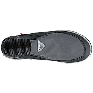 Columbia mens Bahama Vent Pfg Boat Shoe, Titanium Mhw/Bright Red, 14 Wide US