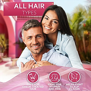 Apple Cider Vinegar Shampoo - Sulfate Paraben and Silicon Free Anti Dandruff Product for Women and Men - Deeply Moisturizing Formula - Dry Scalp Treatment for Oily Hair – Professional Grade Products