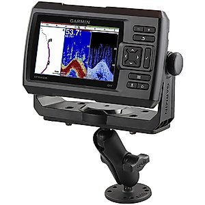 RAM Mounts Garmin Marine Electronic Mount RAM-B-111U with Medium Arm Compatible with Select Garmin Devices
