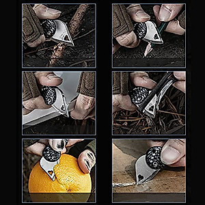 DHDestined Fateful Folding Pocket Knife, Mini Portable Knife, Unique Gift for Men Women Multicolor(black)