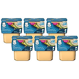 Gerber 2nd Foods - Pears & Cinnamon with Oatmeal (Pack of 6)