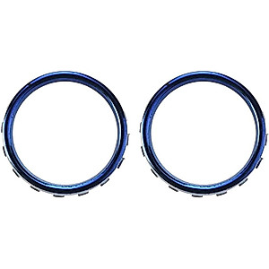2 x Thumbstick Accent Rings Replacement Parts for Xbox ONE Elite Controller Replacement (Blue)