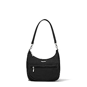 Baggallini Modern Pocket Half Moon Bag Black One Size