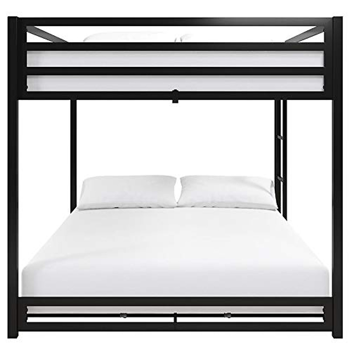 DHP Mabel Full Over Full Metal Bunk Bed in Black