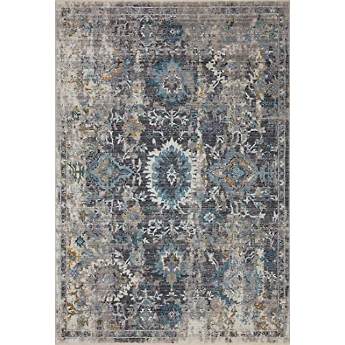 Loloi II Samra SAM-02 Grey Transitional Area Rug 7'-10" x 10'
