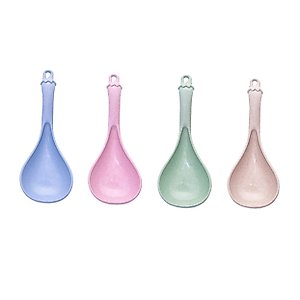 Anneome 4Pcs Kitchen Food Serving Spoon Creative Soup and Porridge Spoons for Buffet Catering and Everyday Use Multifunctional Utensils for Serving Food