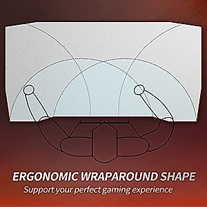 CubiCubi Gaming Desk 47 inch PC Computer Desk, Home Office Desk Gaming Table Z Shaped Gamer Workstation and Headphone Hook, White