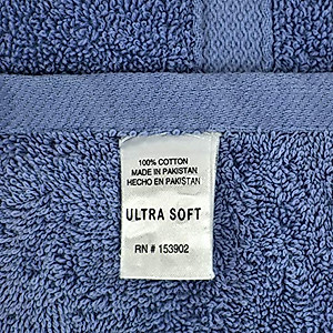 TALVANIA Luxury Bath Towels - 100% Ring Spun Cotton 650 GSM Big Hotel Bath Towel Set of 4 Perfect for Pool Spa, Bathrooms