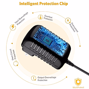 Jantoy AC Adapter Charger Compatible with Atari Flashback 2 Classic Game Console Flash Back 9V PSU