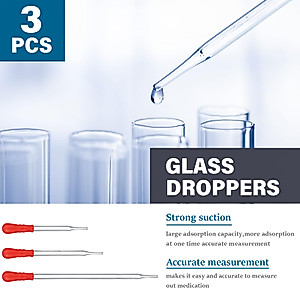 Saysurey 31 Pcs Lab Glassware Set Include Measuring Beakers Cylinders Erlenmeyer Flasks Dropper Bottle Media Bottles Glass Stirring Rods Dropper Funnels for Science Chemistry Equipment Supplies