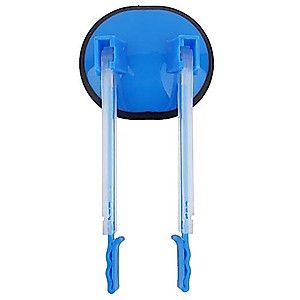 Baggy Rack Stands Storage Bag Opener Holder Adjustable Anti-slip Hands Free Clips for Food Storage Bags Plastic Freezer Bags Bag Holders (Blue)