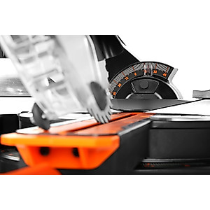 WEN MM1015 15-Amp 10-Inch Dual Bevel Sliding Compound Miter Saw with LED Cutline Multi-color