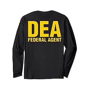 DEA Federal Agent Uniform Costume Long Sleeve T-Shirt