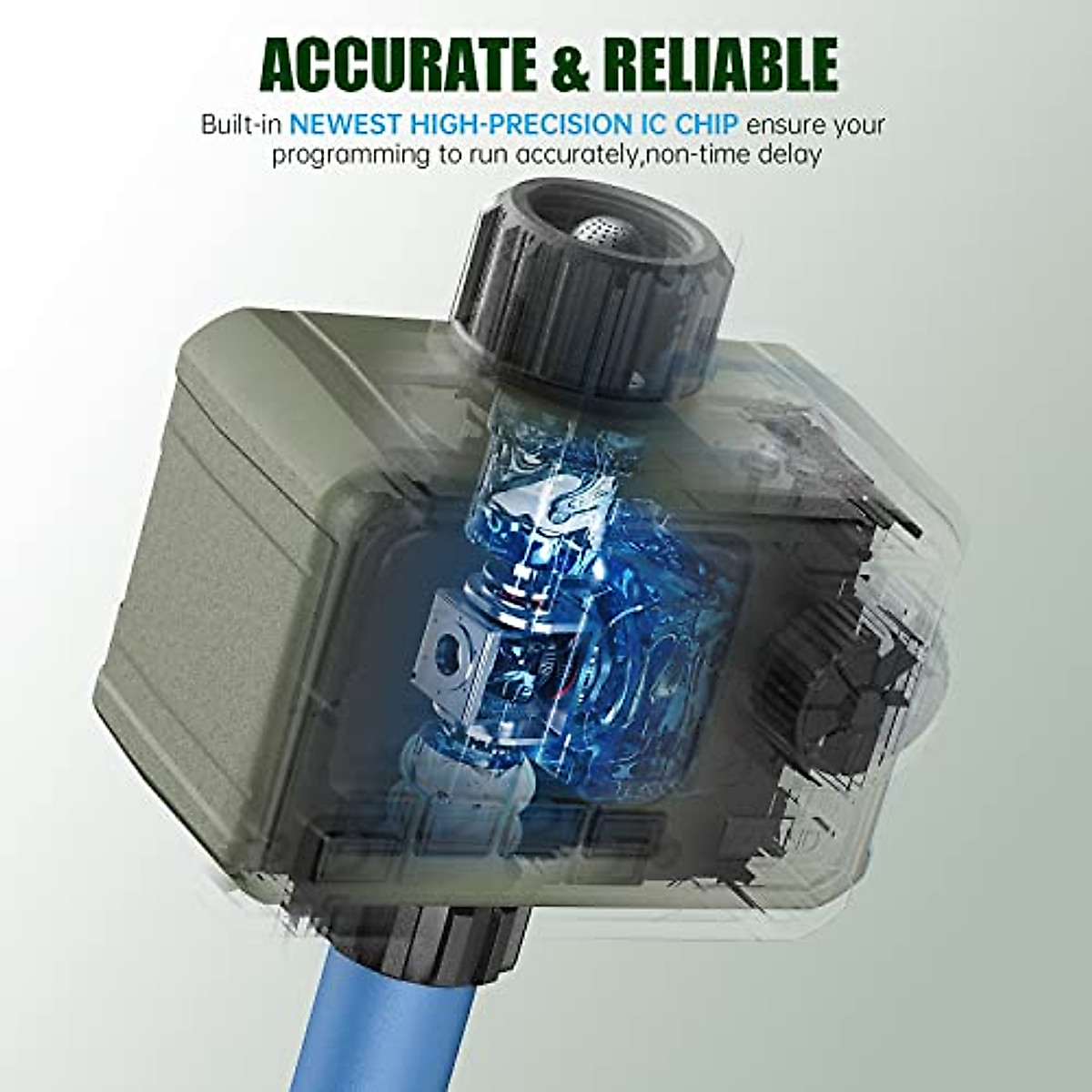 Sprinkler Timer, Programmable Water Timer for Garden Hose, Automatic/Manual Watering, IP65 Waterproof, Ideal for Outdoor Garden Faucet, Drip Irrigation System & Lawn/Yard Watering