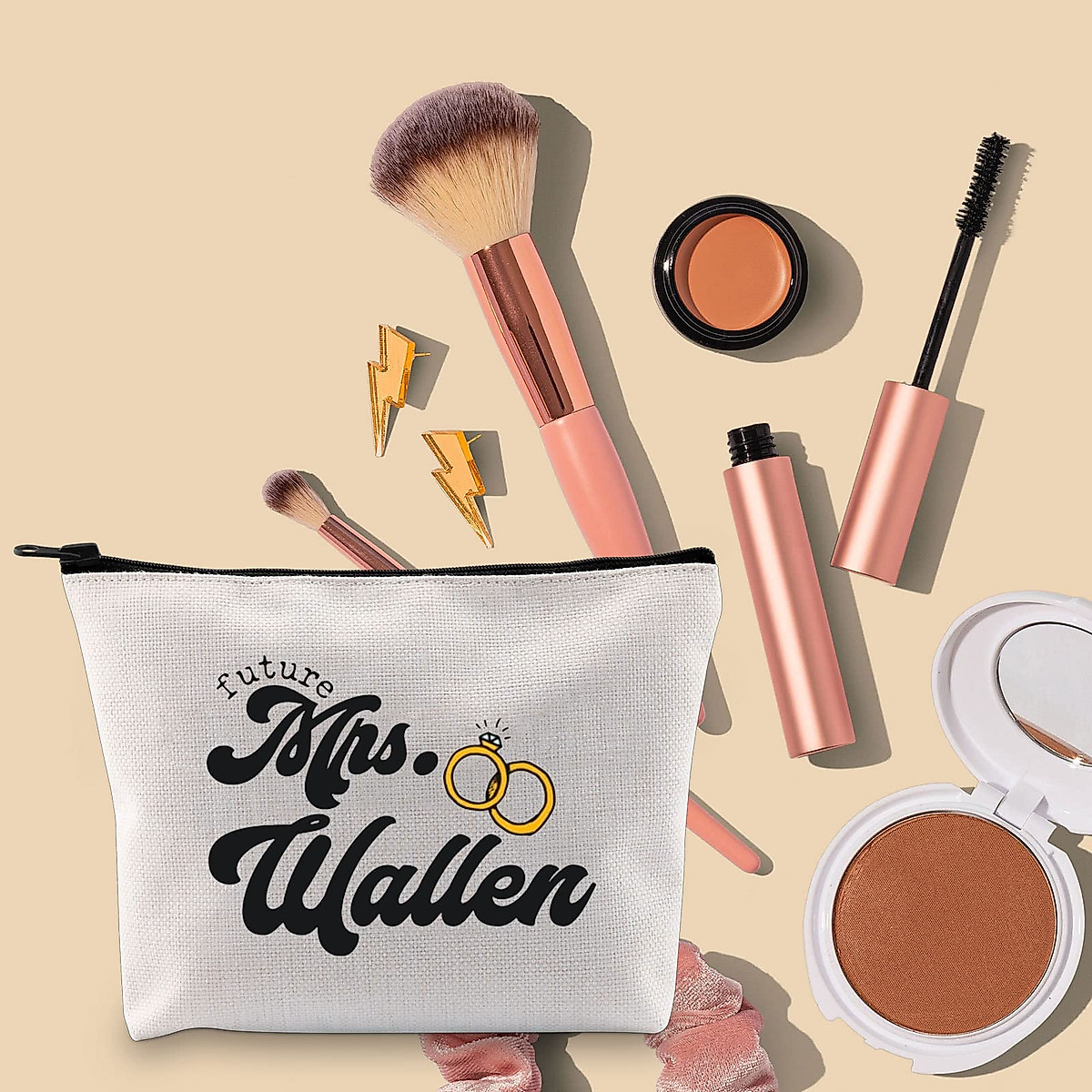 TOBGB Funny Gift Makeup Bag Country Music Lover Gift Music Lover Gift Album Makeup Bag (Future Bag)