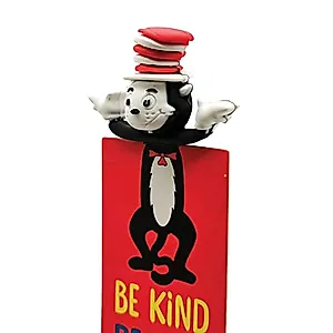 Raymond Geddes Dr Seuss 3D Bookmarks (Box of 24) - 3D Character Bookmarks with 3 Unique Designs - Fun Bookmarks for Kids and Booklovers