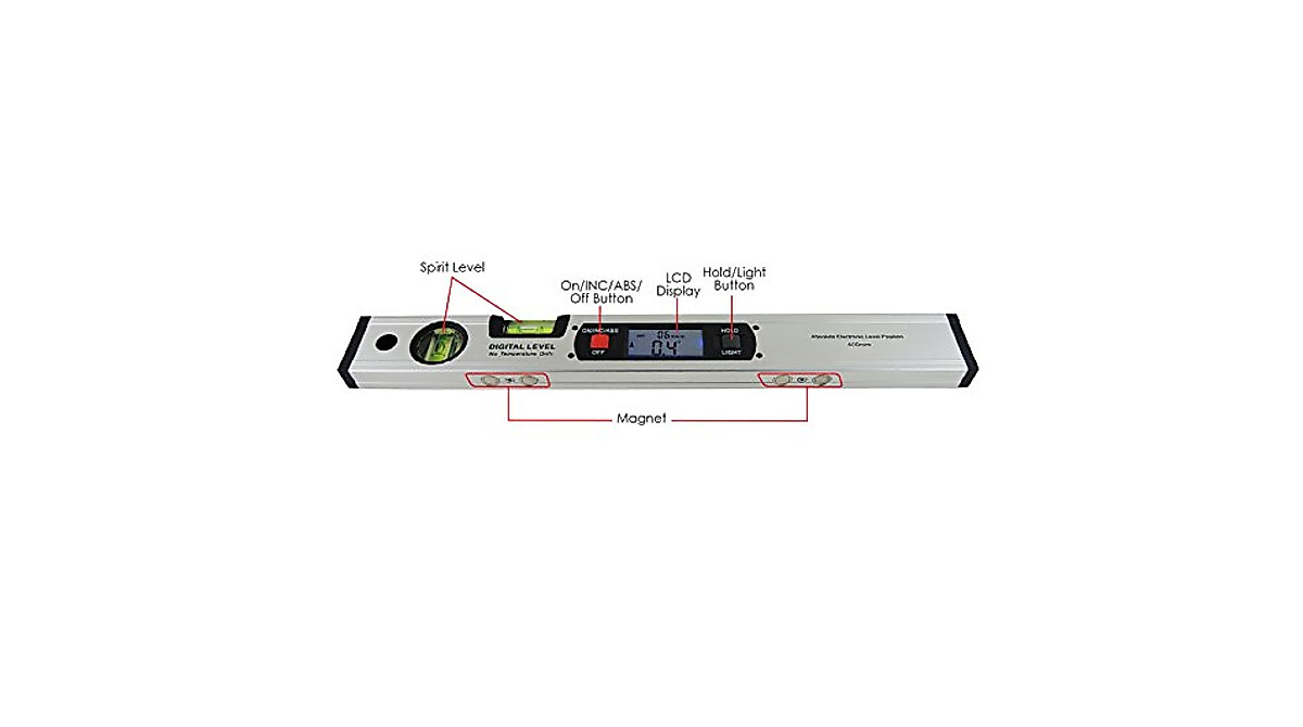 360° Digital Level Inclinometer for Accurate Measurements