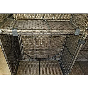 Wicker Patio Furniture Clips, Chair Couch Clip Sectional Connector for Outdoor Garden Rattan Aligment Rattan Furniture Clamps,10Pieces