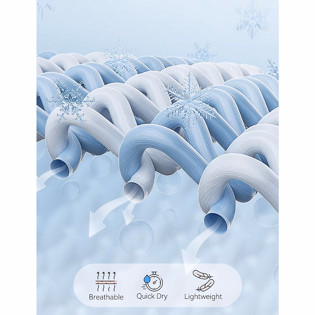 BALEAF Women's 5" Workout Shorts Athletic Running Shorts High Waisted with Zipper Pocket Gym Quick Dry Hiking Sports Light Blue L