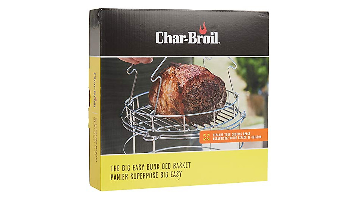 Char-Broil The Big Easy Bunk Bed Basket - Expand Cooking Space