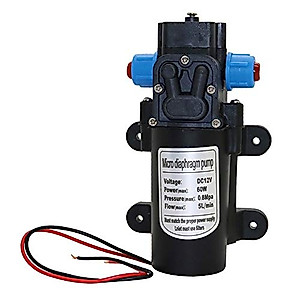 Hose Repair Connector Extender DC 12V 0.8MPa 5L/min Agricultural Electric Water Pump Micro Diaphragm Water Sprayer Car Wash Garden Irrigation Tool 1 Pc (Color : Power Adapter)