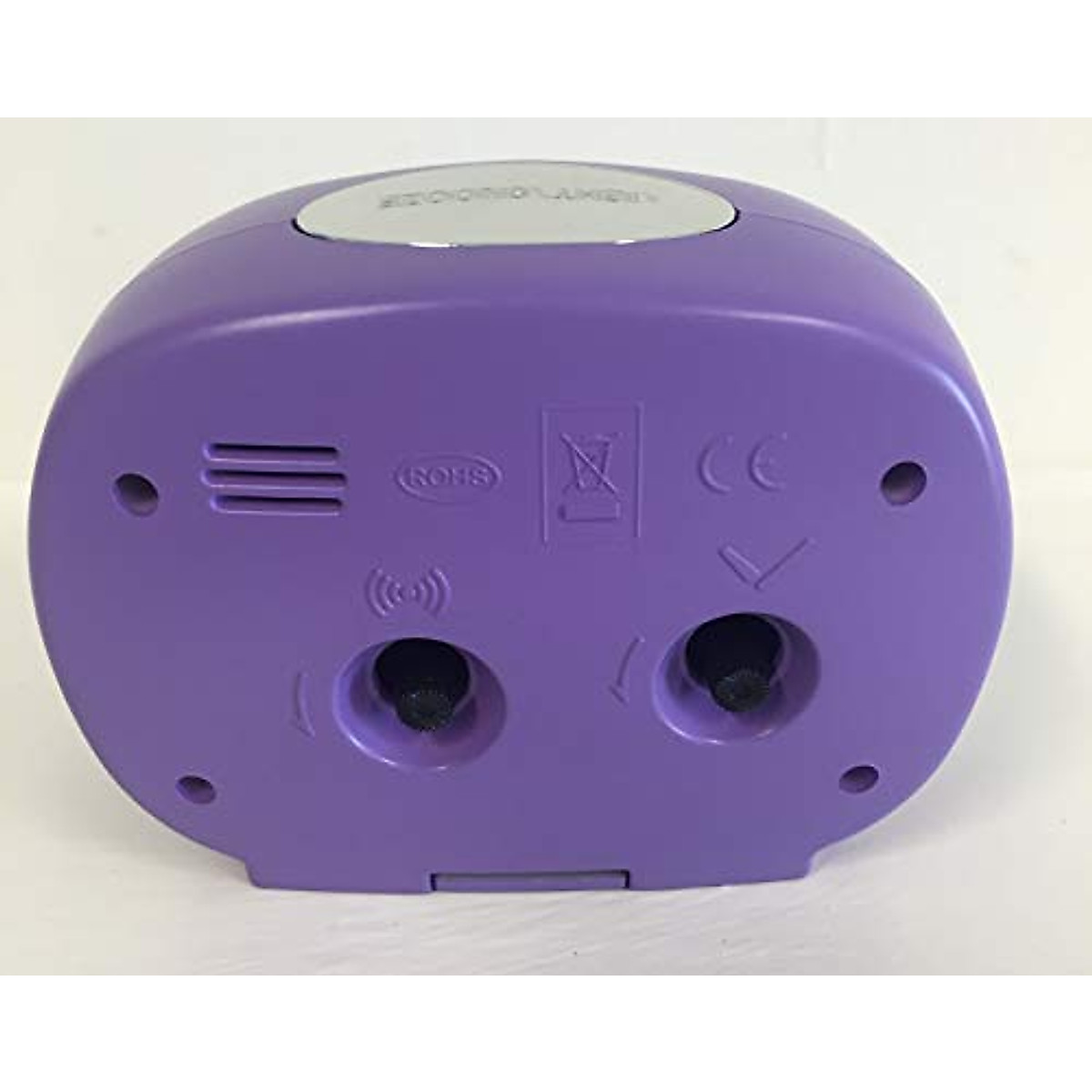 Unity Beep LED Light Alarm Clock, Purple, 3.5" x 3" x 1.77"