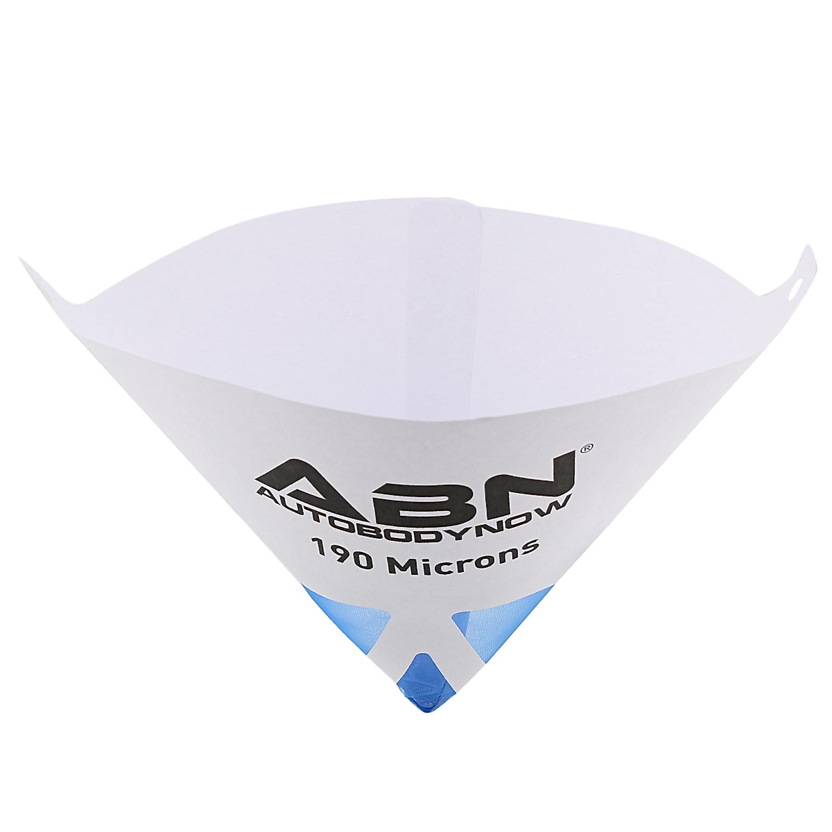 ABN Paint Strainer Mesh Funnel, 190 Micron 50ct - Disposable Filters Cone Blue Mesh Strainers, Oil Funnel for Mechanics