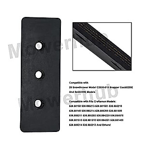 KINTLE 302565MA, 302565, 335992 Snow Thrower Paddle Set -Compatible with 20, 21 or 22" Craftsman, Noma,Murray Snow Thrower 302565ma,1687312SM, with 90 Pieces Hardware - 8 Pack