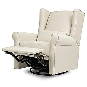 DaVinci Hayden Recliner and Swivel Glider in Natural Oat, Greenguard Gold & CertiPUR-US Certified