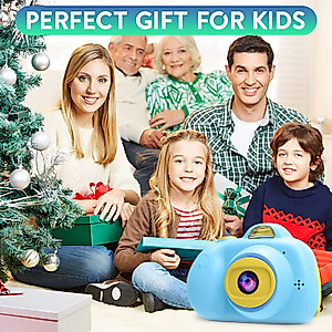OMZER Kids Camera 1080P Selfie Mini Camera, HD Digital Video Camera for Toddlers, Video Recorder Toys for Kids, Christmas Birthday Gifts for Age 3 4 5 6 7 8 9 10 Year Old Girls Boys with 32G SD Card